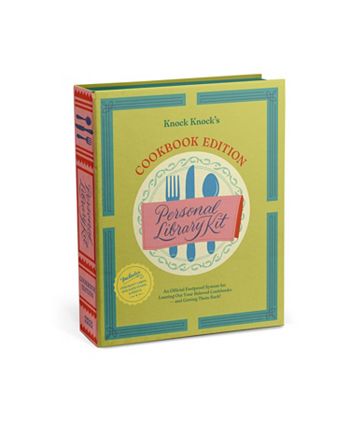 Knock Knock Personal Library Kit: Cookbook Edition - Macy's