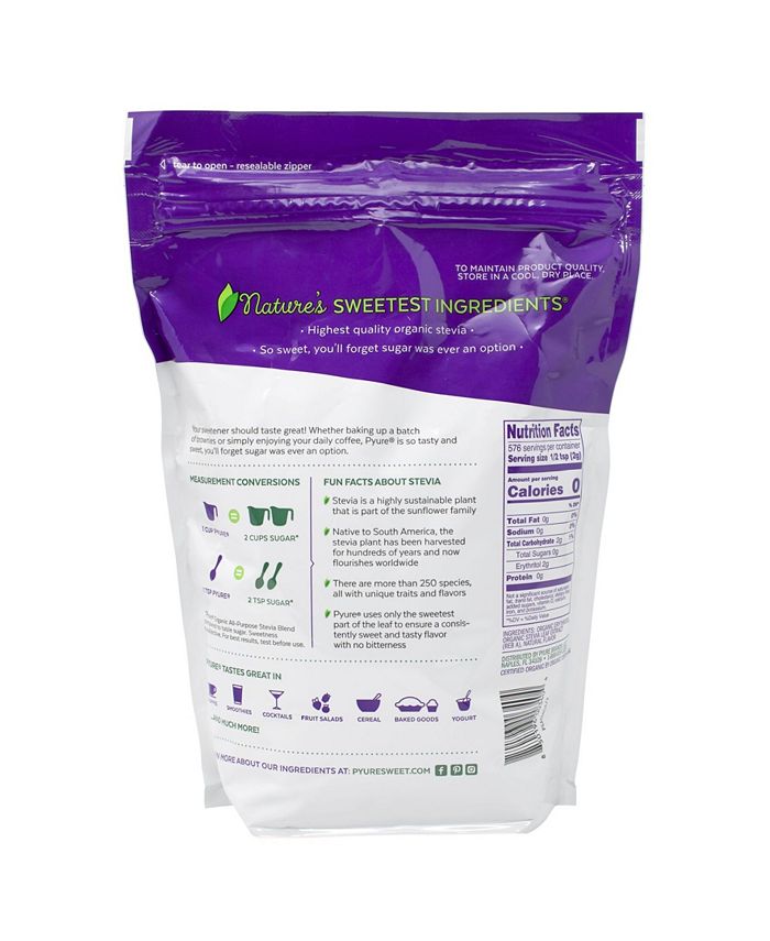 Pyure Organic Stevia All-purpose Granular Sweetener Blend, 40 oz - Macy's