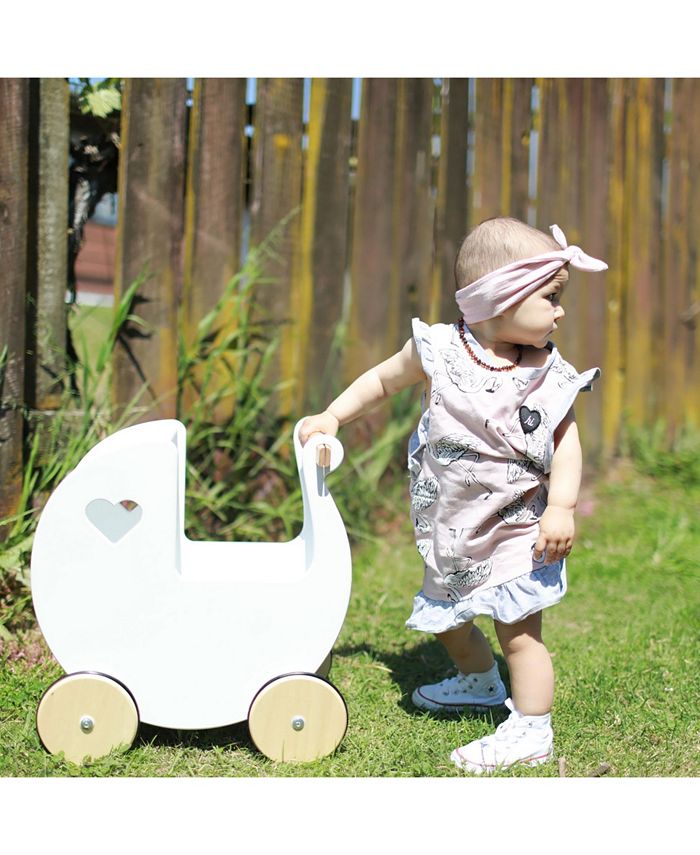 Redbox Moover Toy Baby Doll Wood Pram - Macy's