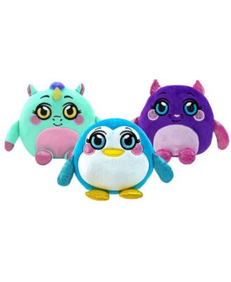 Mushmeez Squeeze, Squishy, Moldable Plush, Stuffed Animal - 3 Pack - Macy's
