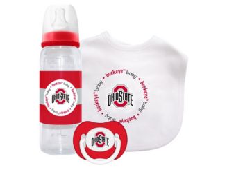 Baby Fanatic Ohio State Buckeyes 3 Piece Baby Gift Set - Macy's