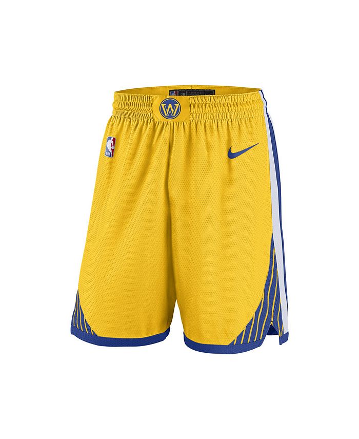 Nike Men's Golden State Warriors Statement Swingman Shorts - Macy's