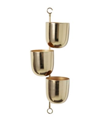 Contemporary Metallic Hanging Wall Planter Rack - Macy's