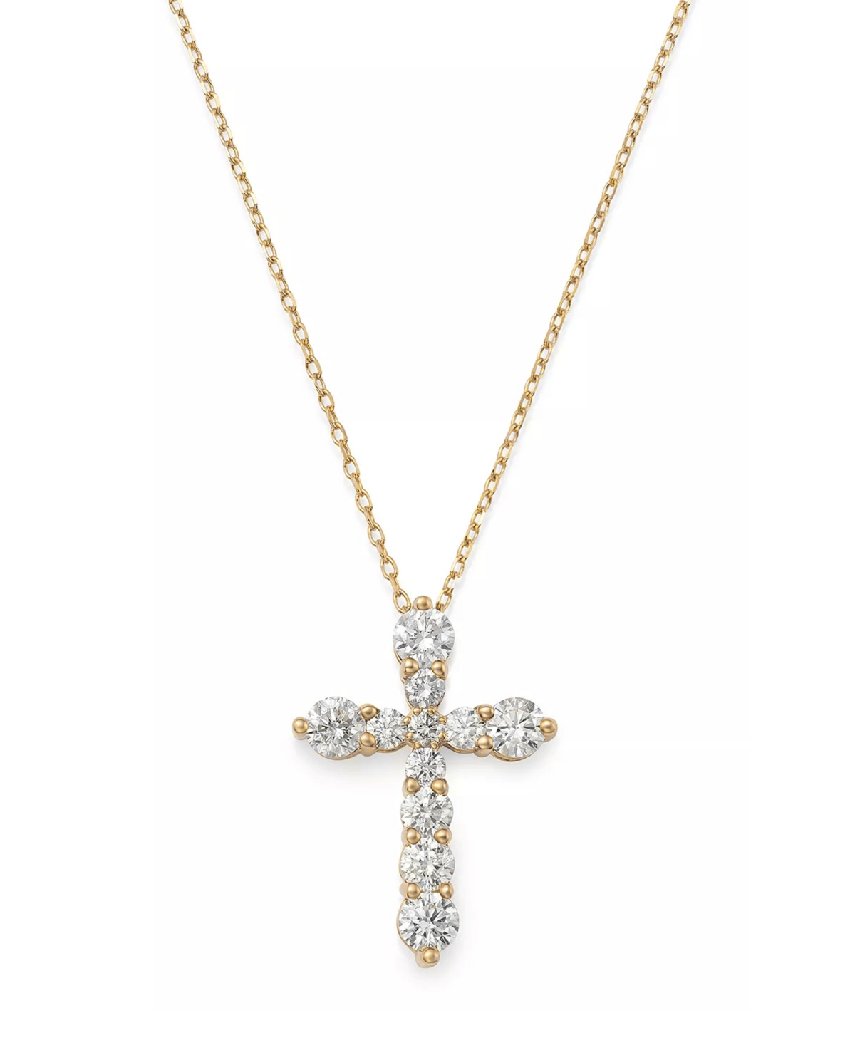 Click here for Diamond Cross 16-18 Pendant Necklace (1/2 ct. t.w.... prices
