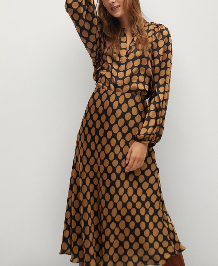 MANGO Women's Geometric Print Skirt - Macy's