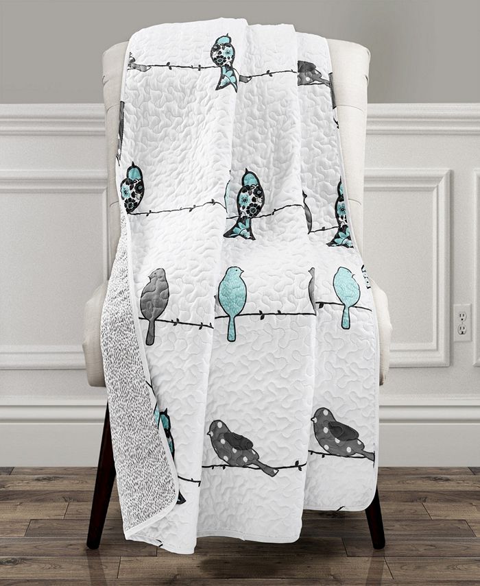 Lush Décor Rowley Birds Throw Blanket - Macy's