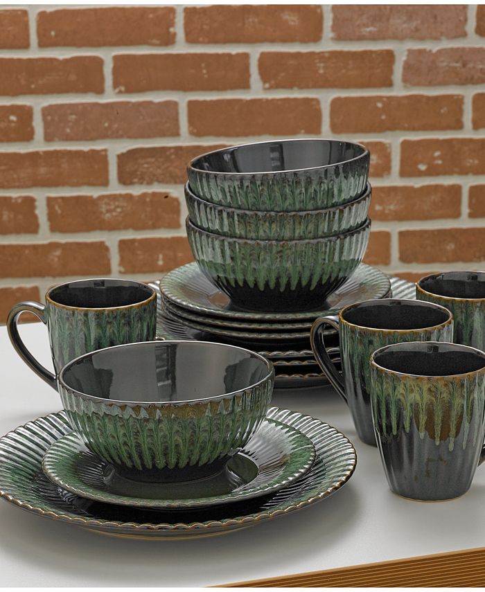 Over and Back Kknox 16 Piece Dinnerware Set, Service for 4 - Macy's