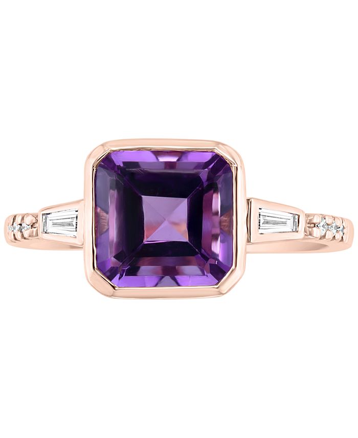 EFFY Collection EFFY® Amethyst (2-3/8 ct. t.w.) & Diamond (1/8 ct. t.w ...