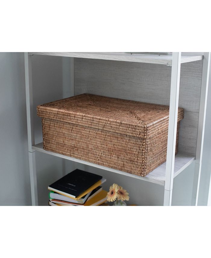 Artifacts Trading Company Rectangular Storage Box with Lid - Macy's