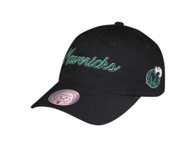 Mitchell & Ness Dallas Mavericks Hardwood Classic Foundation Script Cap ...