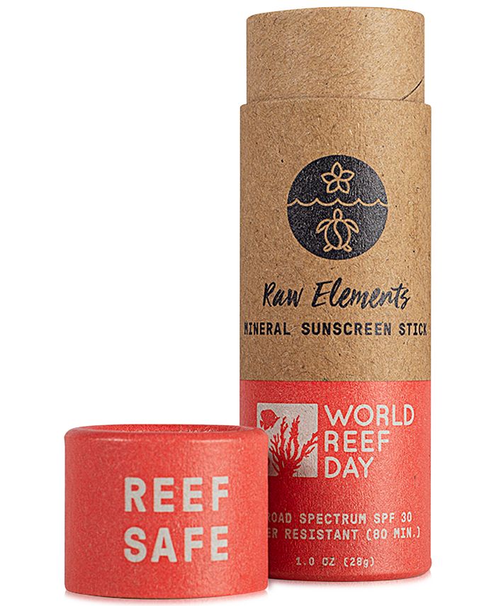Raw Elements World Reef Day Mineral Sunscreen Stick SPF 30 - Macy's