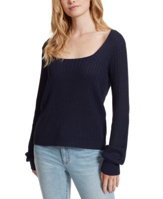 Jessica Simpson Nicole Ribbed Sweater - Macy's