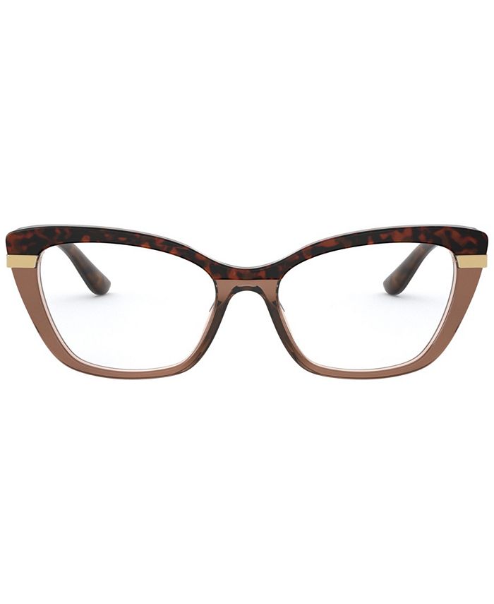 Dolce&Gabbana DG3325 Women's Cat Eye Eyeglasses - Macy's