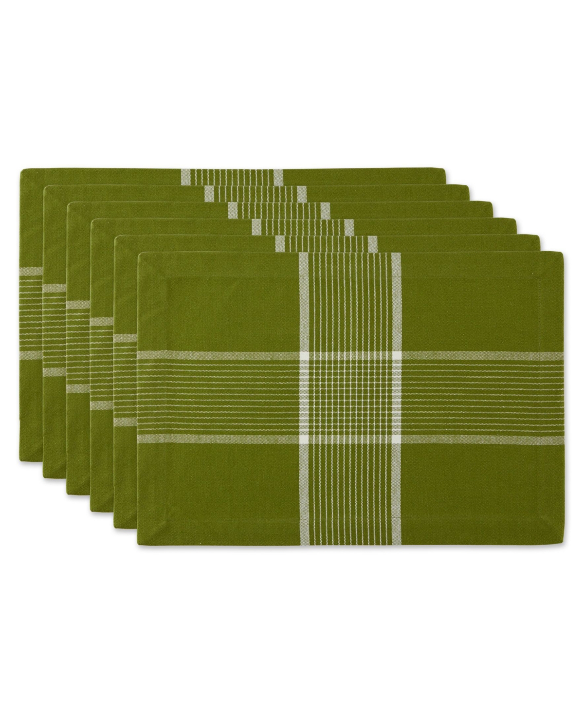 Click here for Design Imports Fiesta Check Placemat  Set of 6 - G... prices