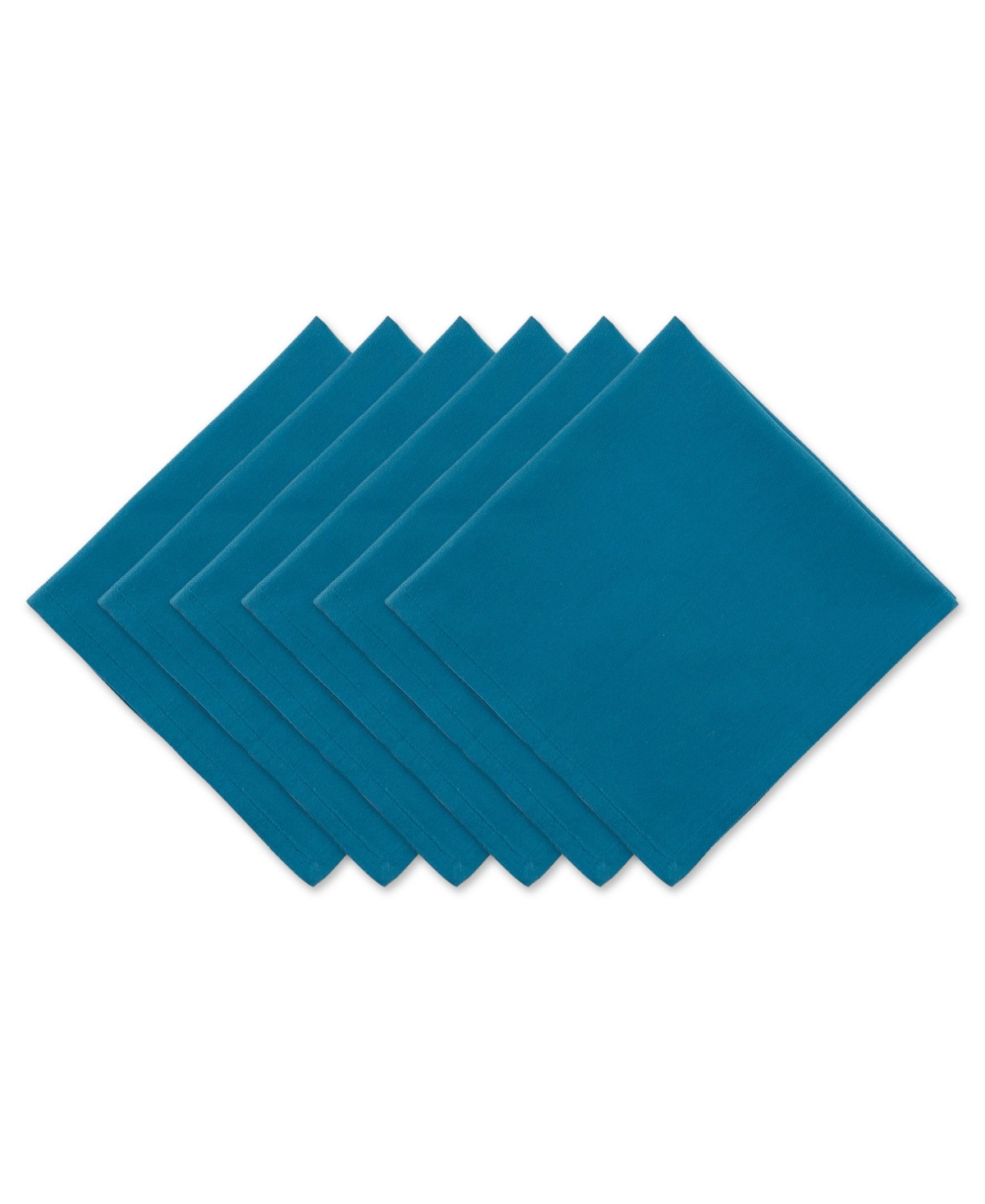 Click here for Design Imports Solid Napkin  Set of 6 - Blue prices