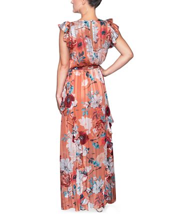 RACHEL Rachel Roy Ruffled Floral-Print Maxi Dress - Macy's