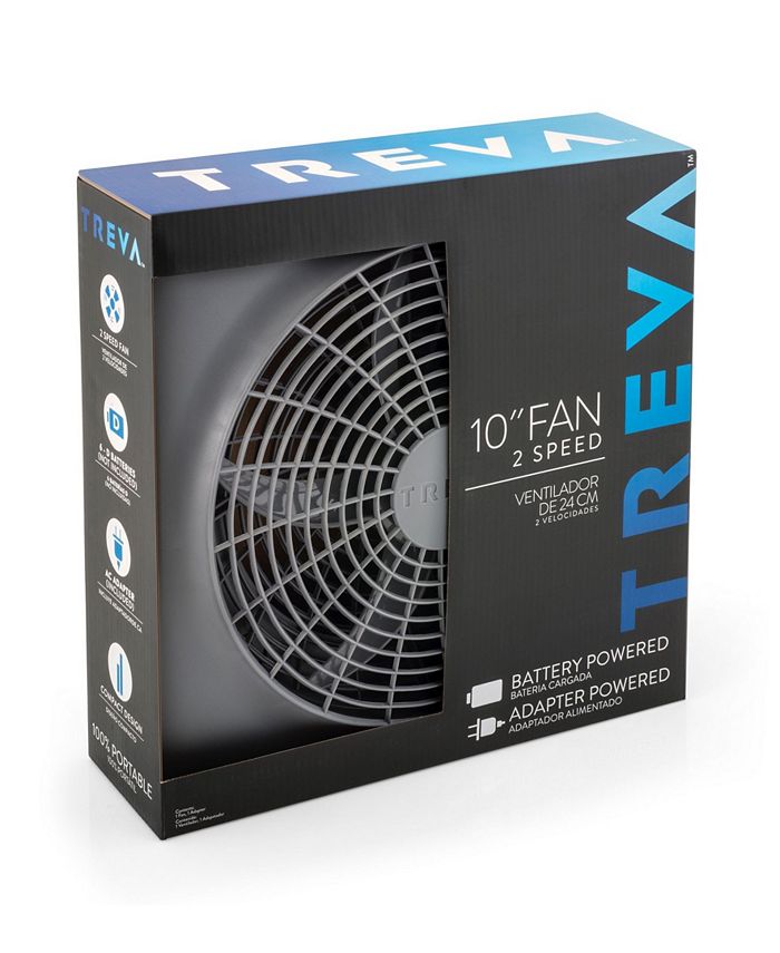 Treva 10" Basic Fan with Adapter - Macy's