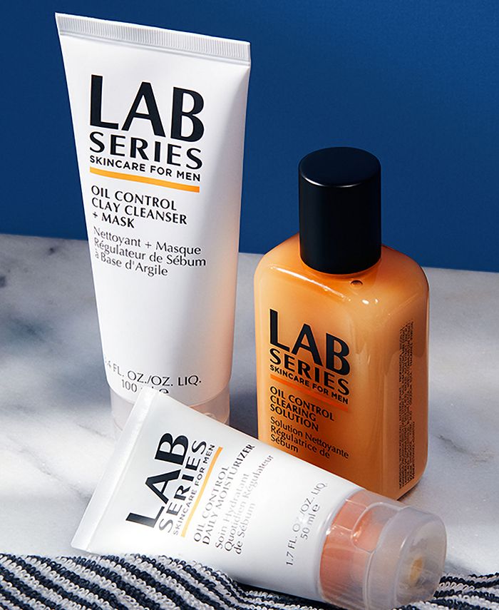 Lab Series Oil Control Clay Cleanser + Mask, 3.4-oz. - Macy's