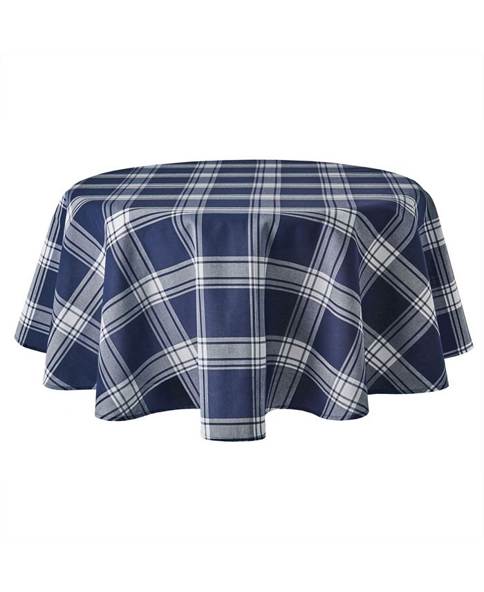 Town & Country Living Buffalo Check Tablecloth Single Pack 70" Round ...
