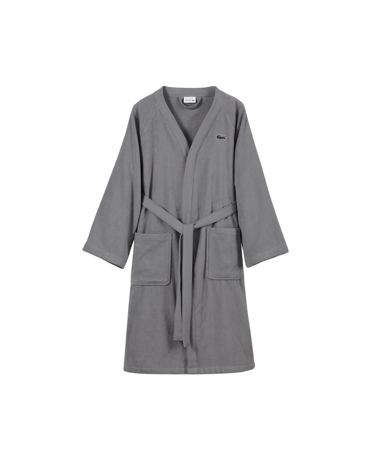 Click here for Lacoste Home Logo Patch 100 Cotton Pique Bath Robe... prices