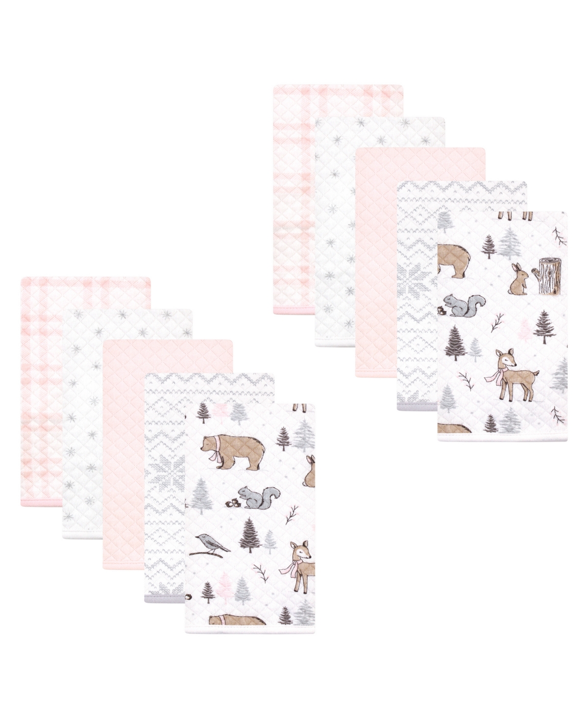 Click here for Hudson Baby Infant Girl Quilted Burp Cloths  One S... prices