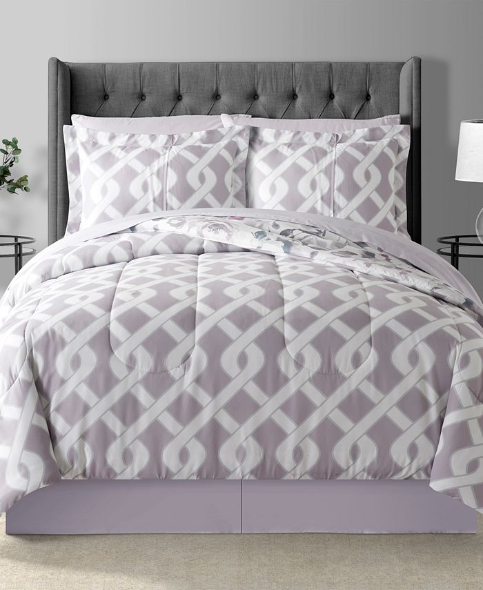 Fairfield Square Collection Sophia 6-Pc. Reversible Twin Comforter Set ...