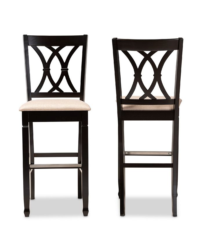 Baxton Studio Calista Modern and Contemporary Fabric Upholstered 2 ...