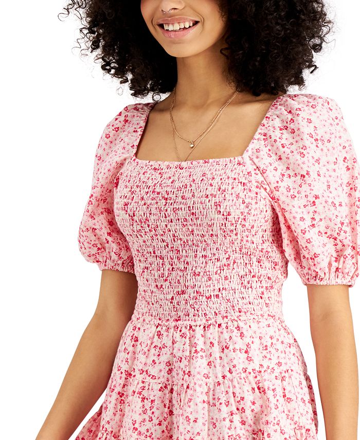 Dizzy Lizzy Smocked Floral-Print Dress & Reviews - Dresses - Juniors ... Dizzy Lizzy Smocked Floral-Print Dress & Reviews - Dresses - Juniors ...