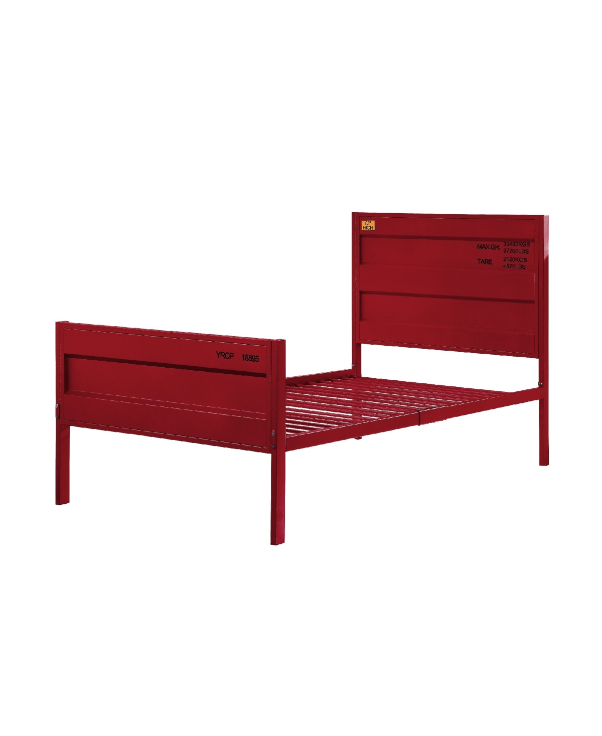 Click here for Acme Furniture Cargo Twin Bed - Red prices
