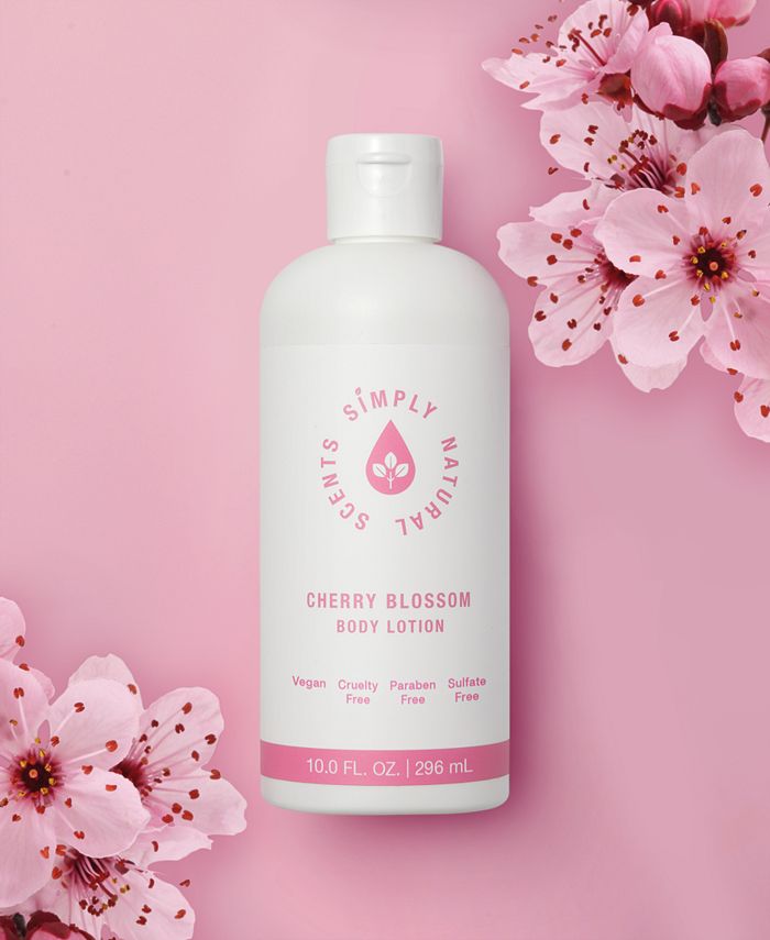 Simply Natural Scents Cherry Blossom Body Lotion, 10-oz. - Macy's