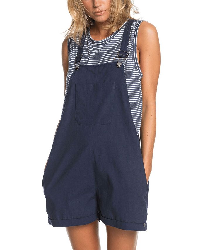 Roxy Women's Somebody New Pinafore Romper - Macy's