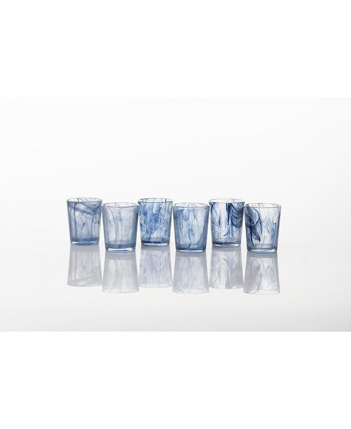 Fortessa Swirl Double Old Fashioned, 11 oz - Set of 6 - Macy's