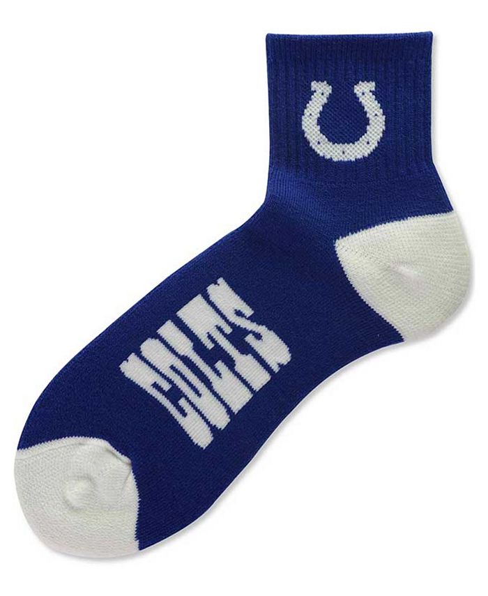 For Bare Feet Indianapolis Colts Ankle Team Color 501 Socks - Macy's