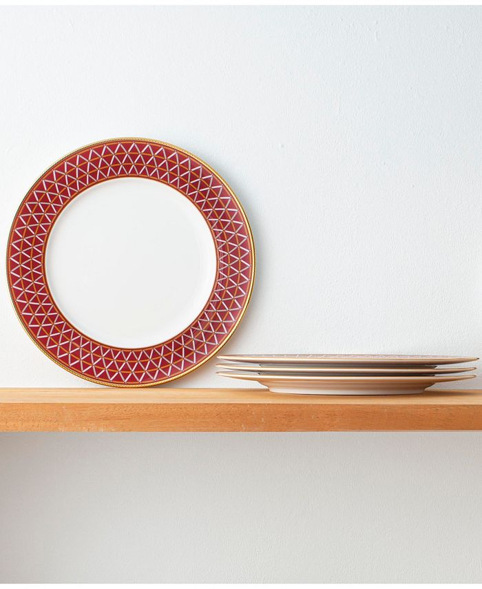 Noritake Crochet Set of 4 Dinner Plates, 11" - Macy's