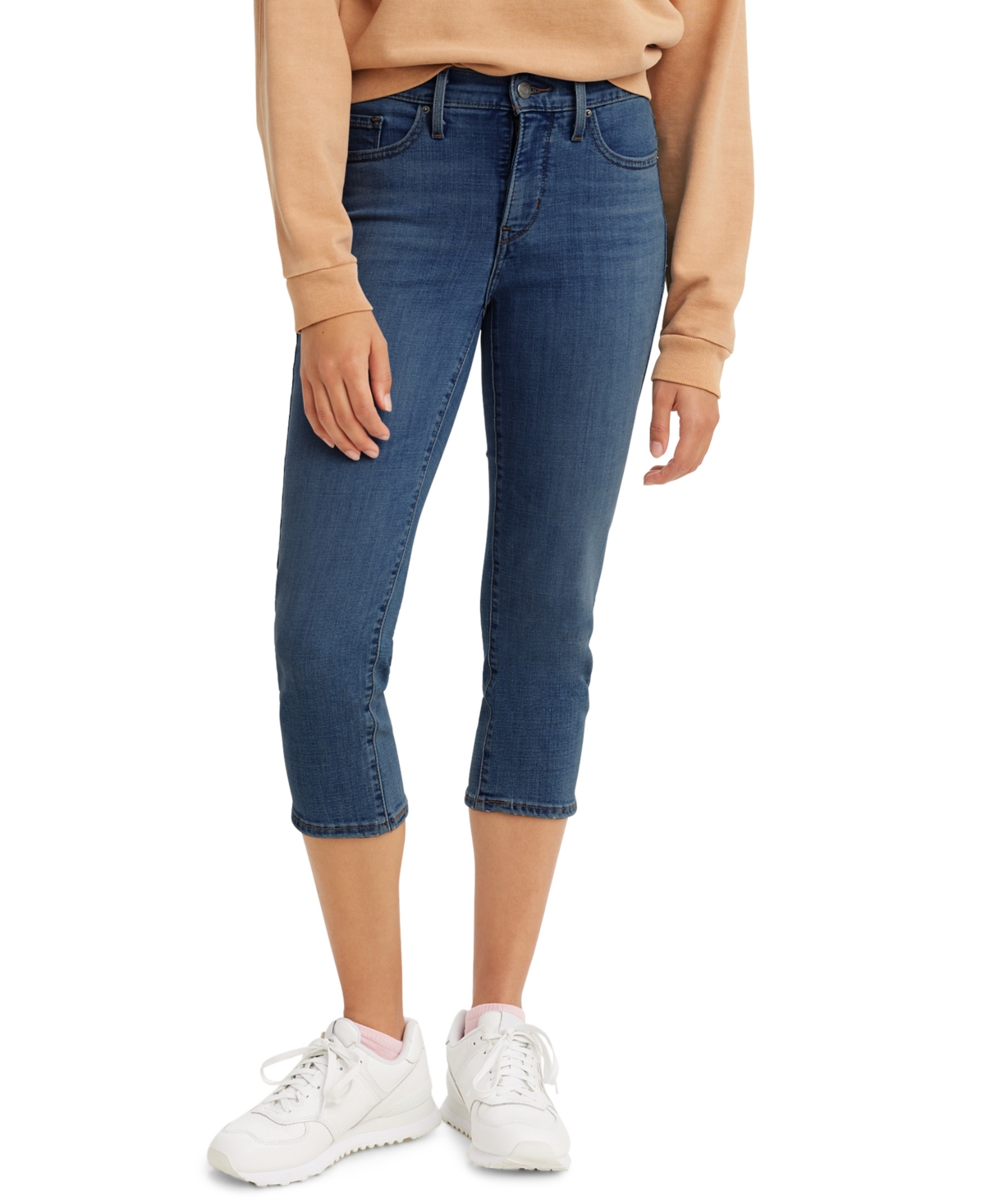 Click here for Levis 311 Shaping Skinny Mid Rise Capri Jeans - La... prices