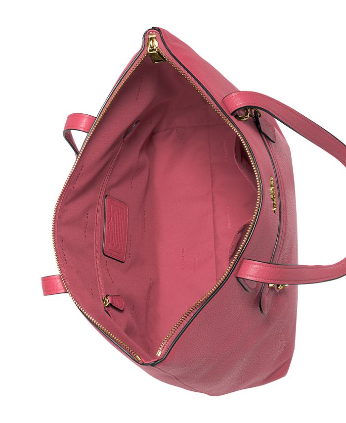 COACH Taylor Tote in Pebble Leather & Reviews - Handbags & Accessories ...