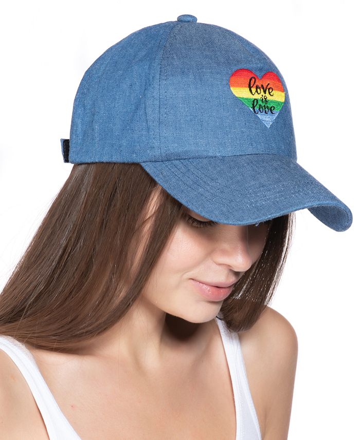 INC International Concepts Love Is Love Baseball Cap, Created for Macy ...