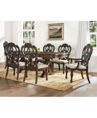 Reya Dining 7-Pc Set ( Table + 6 Side Chairs) - Macy's
