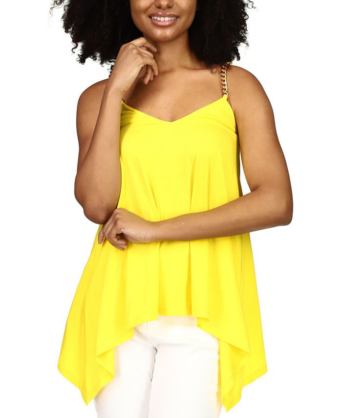 Michael Kors Chain-Strap Tank Top & Reviews - Tops - Women - Macy's