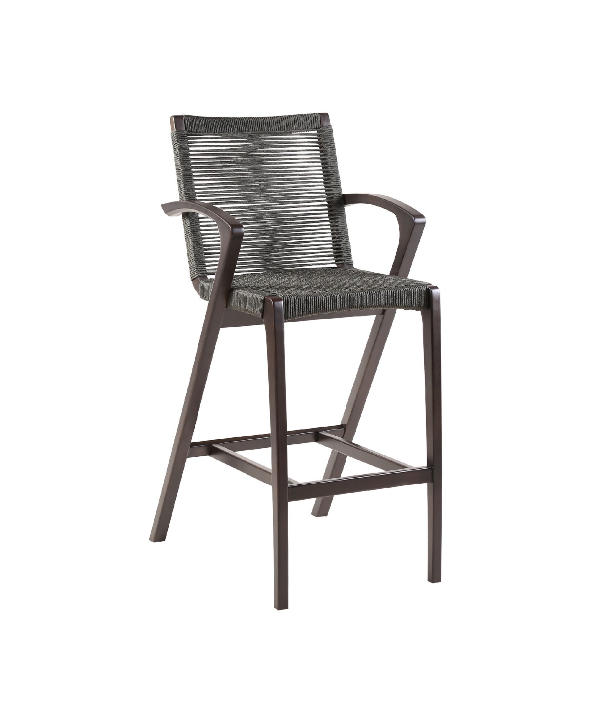 Click here for Brielle Outdoor Eucalyptus Wood and Rope Counter a... prices