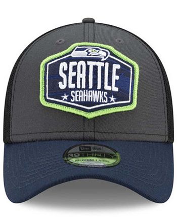 New Era Seattle Seahawks 2021 Draft 39THIRTY Cap - Macy's