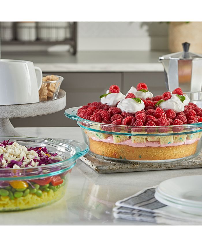 Pyrex Deep Pie Dishes, Set of 2 - Macy's