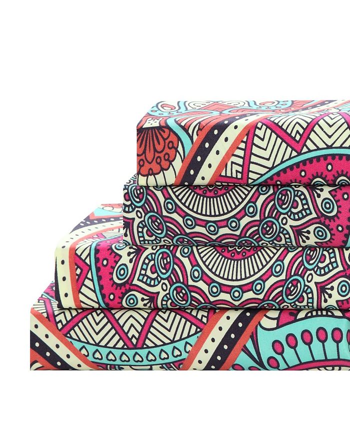 Harper Lane Tamara King Sheet Set, 4 Pieces - Macy's