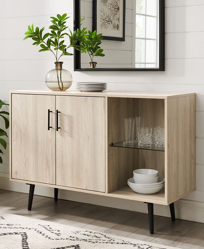 Walker Edison Mid Century Modern TV Stand Buffet - Macy's