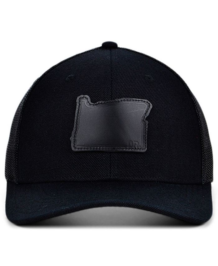 Lids Local Crowns OREGON Blackout State Patch Curved Trucker Cap - Macy's