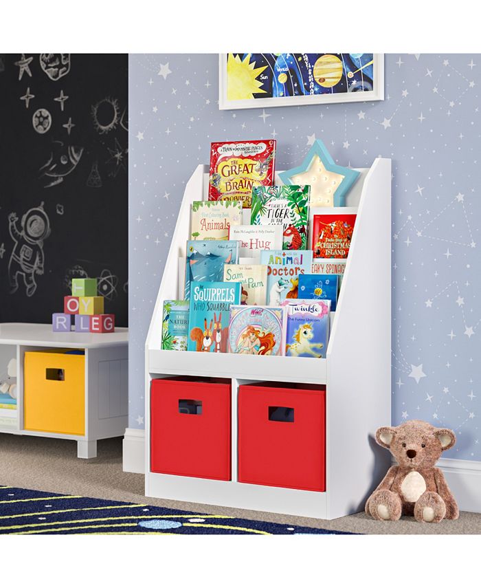 RiverRidge Home Kids Book Rack with 2 Cubbies - Macy's