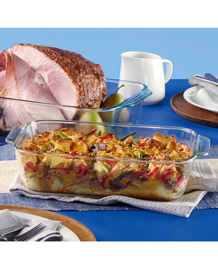 Pyrex Deep Baking Dishes, Set of 2 - Macy's