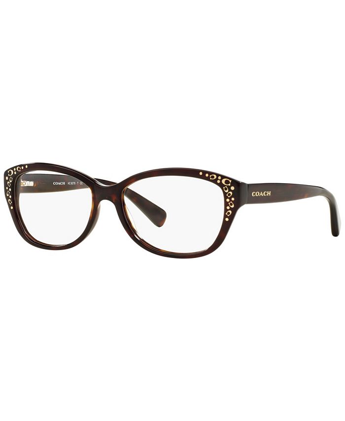 COACH HC6076 Women's Cat Eye Eyeglasses - Macy's