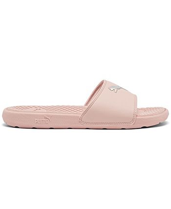 Puma Women's Cool Cat Iridescent Slide Sandals from Finish Line - Macy's