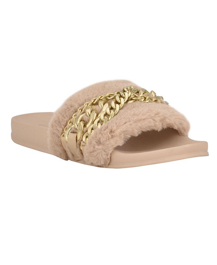 GUESS Women's Salema Flat Sandals - Macy's